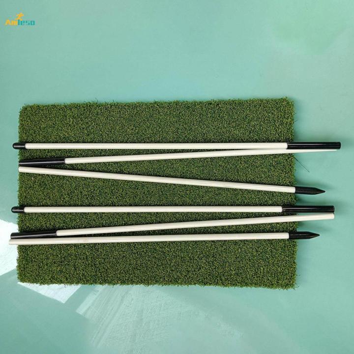 Pack of 2 Golf Alignment Training Sticks Folding Portable with Storage ...