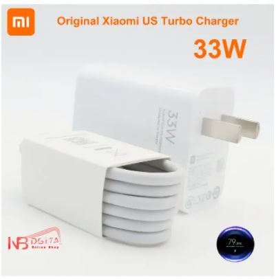 Xiaomi Mi 33w Fast Turbo Charger With Type-C Cable | Daraz.com.bd