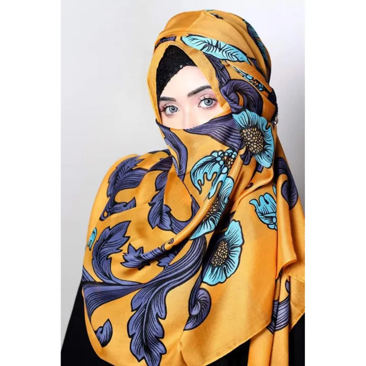 Exclusive China Hijab Collections Beautiful Design & Colour. | Daraz.com.bd