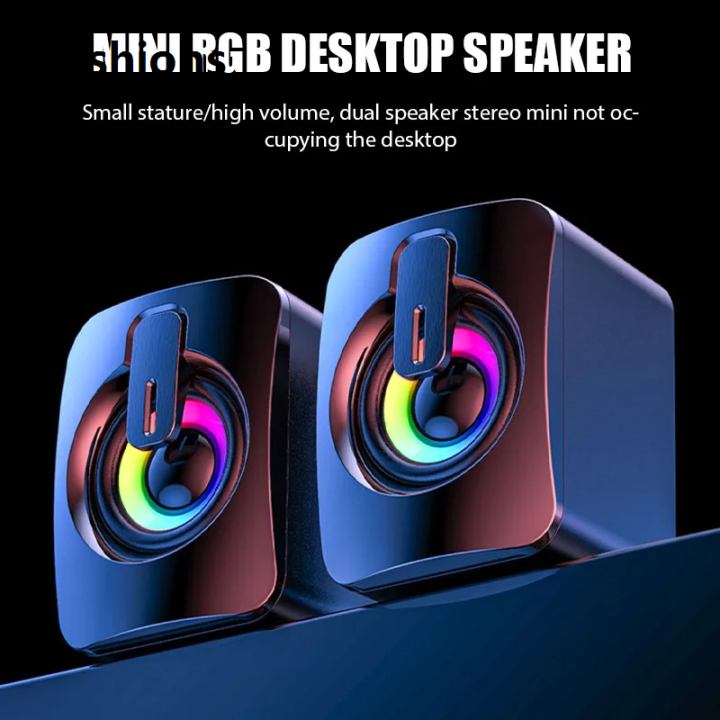 Fashions Bargain price Computer Speakers PC Sound Box HIFI Stereo ...