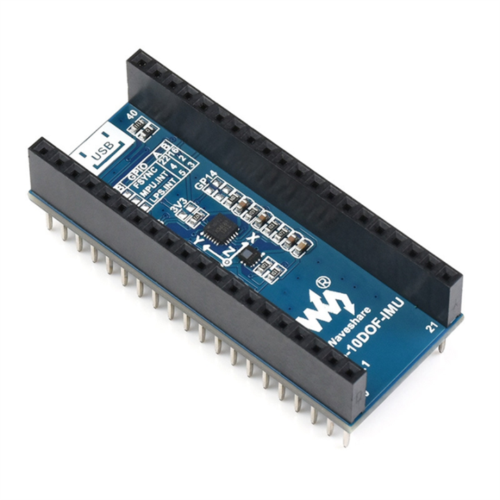Pico 10dof Imu For Rp2040 Development Board Bd