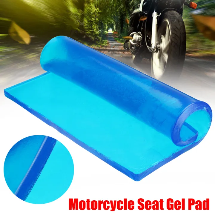Motorcycle 48*35*1cm Motorcycle Seat Gel Pad Blue Elastic Fiber ...