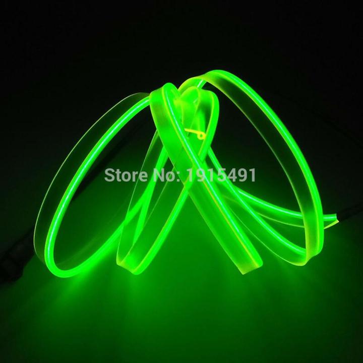 【Hey my home】Wire 6mm Sewing Neon Light Dance Party Car Decor Light ...