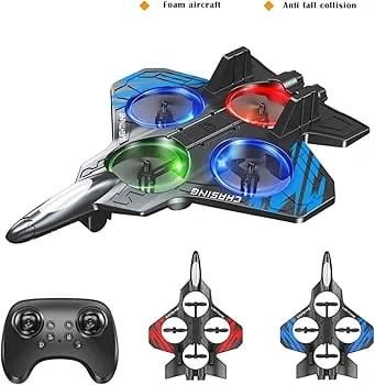 Velocity 2.4GHz Flying Drone Jet Fighter RC airplane 2.4GHz Remote ...