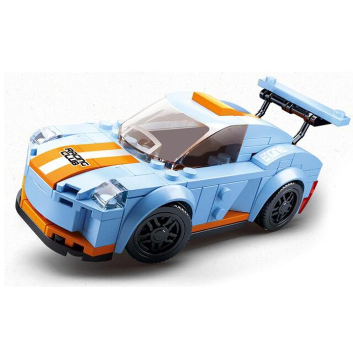 【3C VictoryEagle】Speed Champion Sets City Racing Car Racer Building ...
