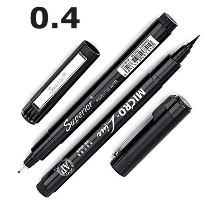 Superior Black Micro Fineliner pen 04 | Daraz.com.bd