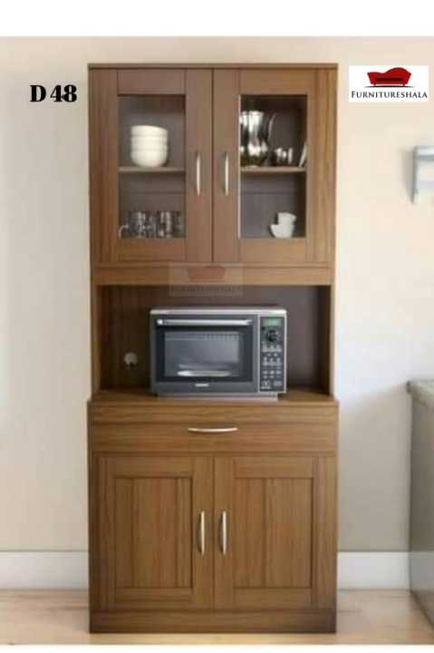 FurnitureShala Kitchen Cabinet / Kitchen Rack / Microwave Oven ...