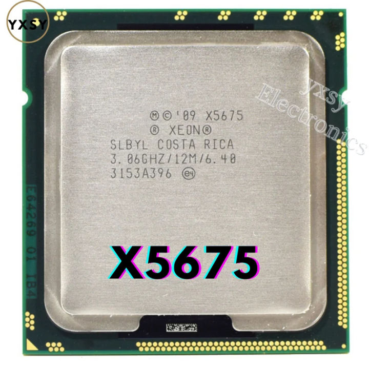 Xeon X5675 Processor SIX Core Socket LGA 1366 X-5675 CPU SLBYL 3.06Ghz ...