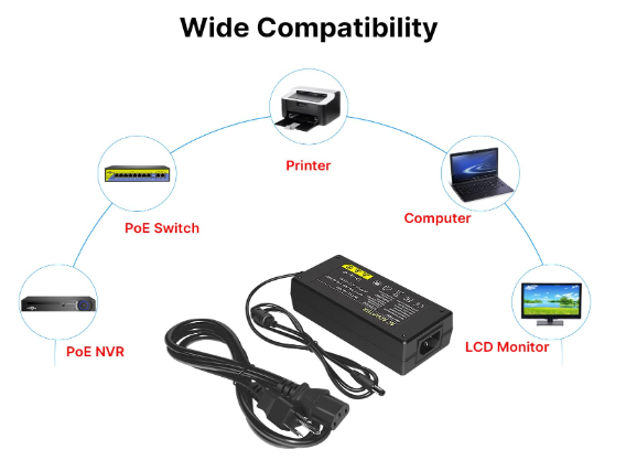 DC Power Adapter for NVR/POE Switch | Daraz.com.bd