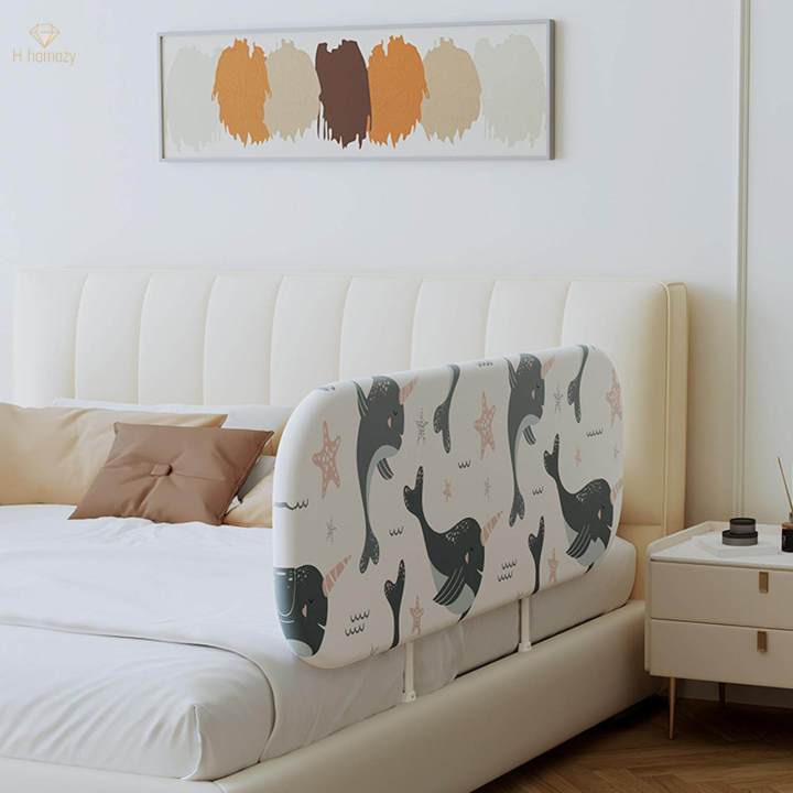 Cot Side Rails Pad Thick Bed Rail for Toddlers Baby Bedrail Guard Guard ...