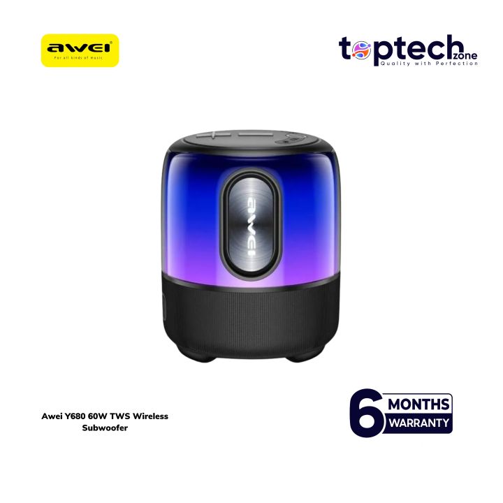Awei Y680 60W TWS Wireless Subwoofer | Daraz.com.bd