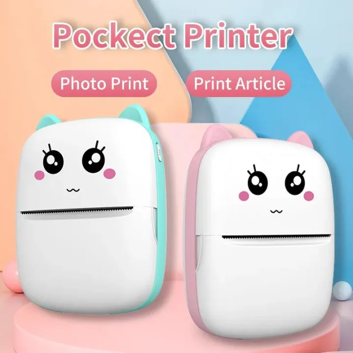 Wireless Bluetooth Mini Printer Portable Android iOS Mobile Photo ...