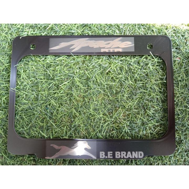 Apache RTR 150, 160 & 4V Bike Number Plate/License Plate Frame Or ...