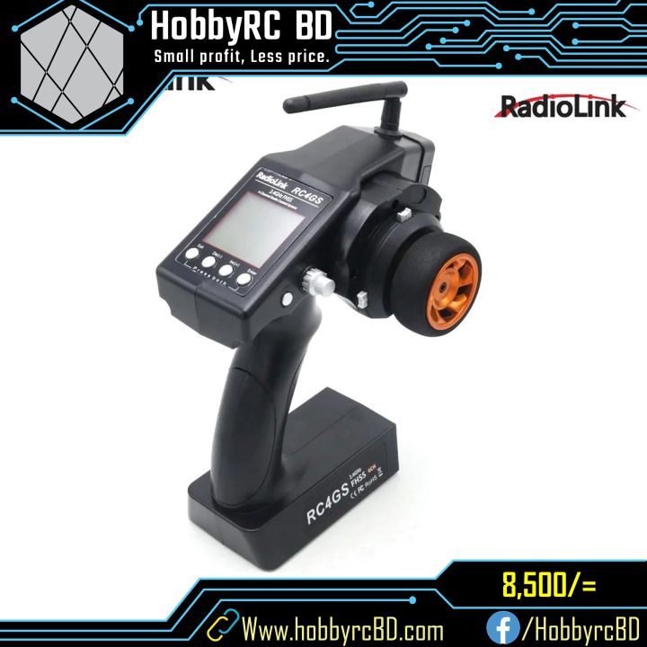 Radiolink RC4GS V2 RC Gun Transmitter Remote Controller with R6FG v4 Receiver | Daraz.com.bd