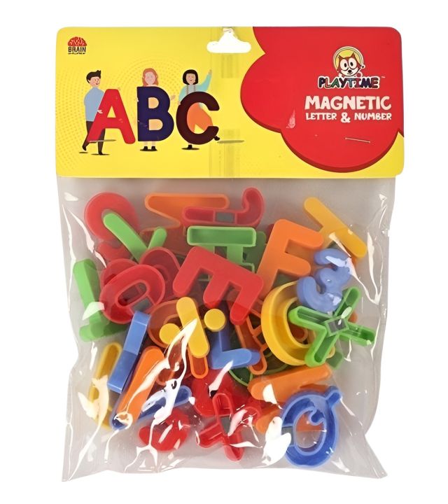 Educational Magnetic Alphabets Toy-Learning English Words, Fridge ...