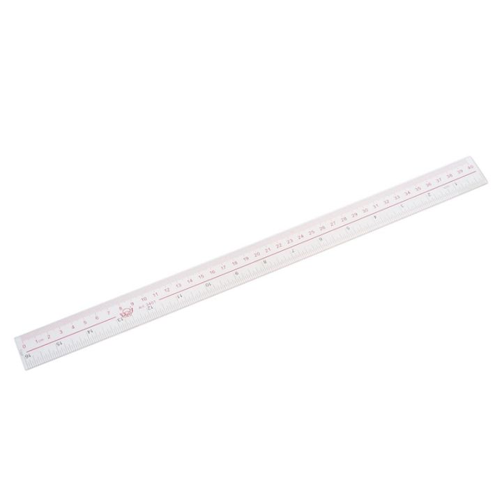 40cm 16 Inches Length Measure Clear Plastic Straight Edge Ruler | Daraz ...