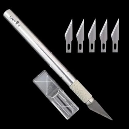 5 PCS Craft Knife Hobby Knife Exacto Knife with Spare Exacto Knife ...