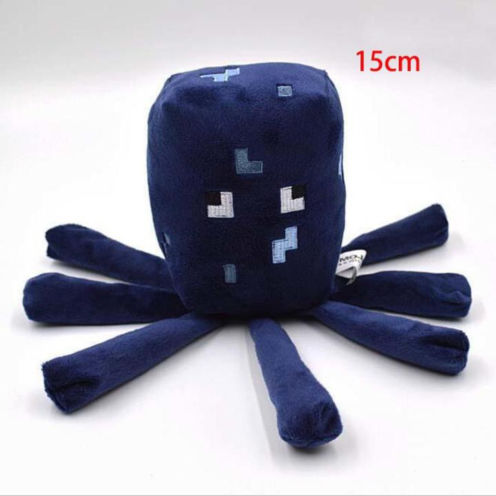 Minecraft Plush Toys Doll Soft Stuffed Enderman Wolf Zombie Spider ...