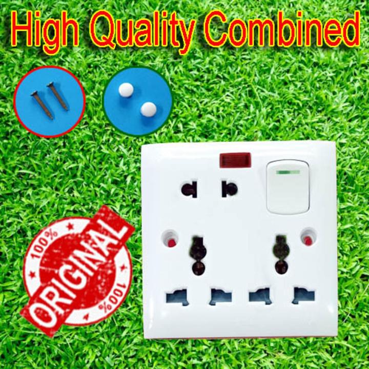 Multi Function Universal Wall Switch Socket | Daraz.com.bd