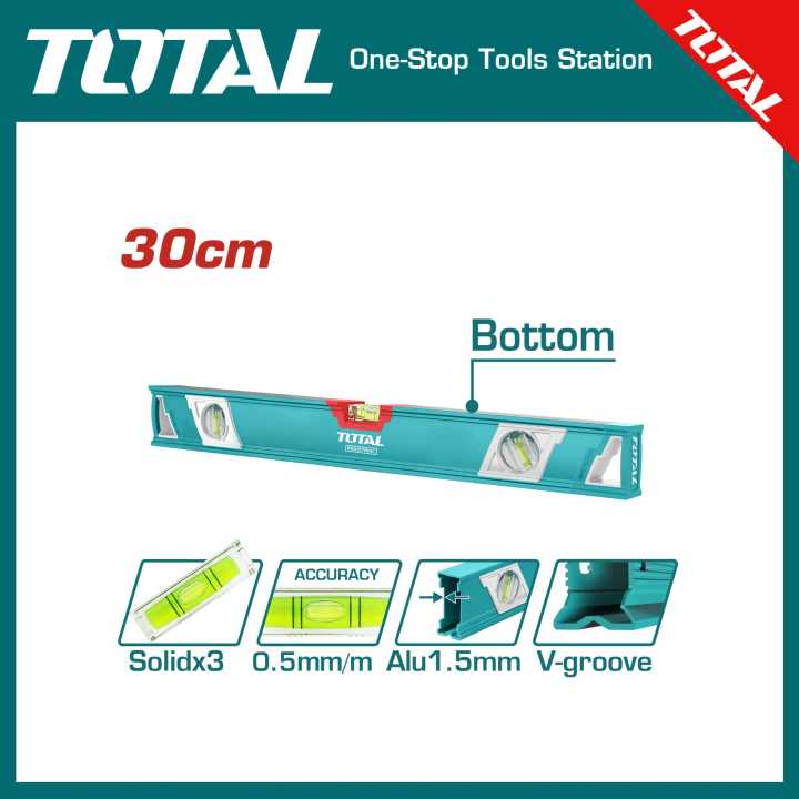 TOTAL TMT23086 Spirit Level 30cm | Daraz.com.bd