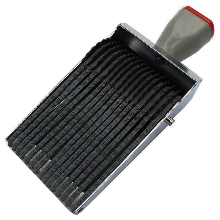Multipurpose 15 Digit Alphabet Rolling Rubber Stamp English Letter ...
