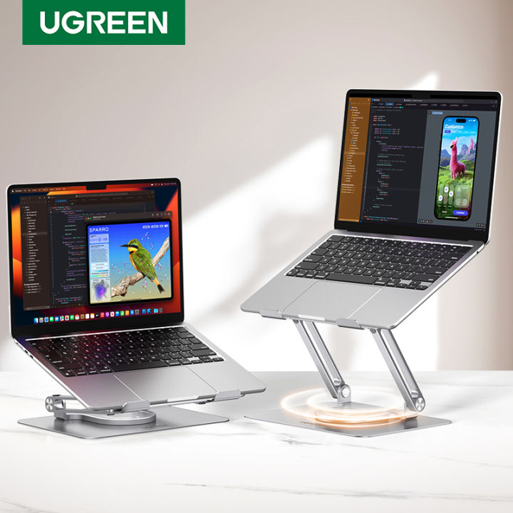 UGREEN Adjustable Whirling Laptop Stand Holder Dock for Laptop iPad Air ...