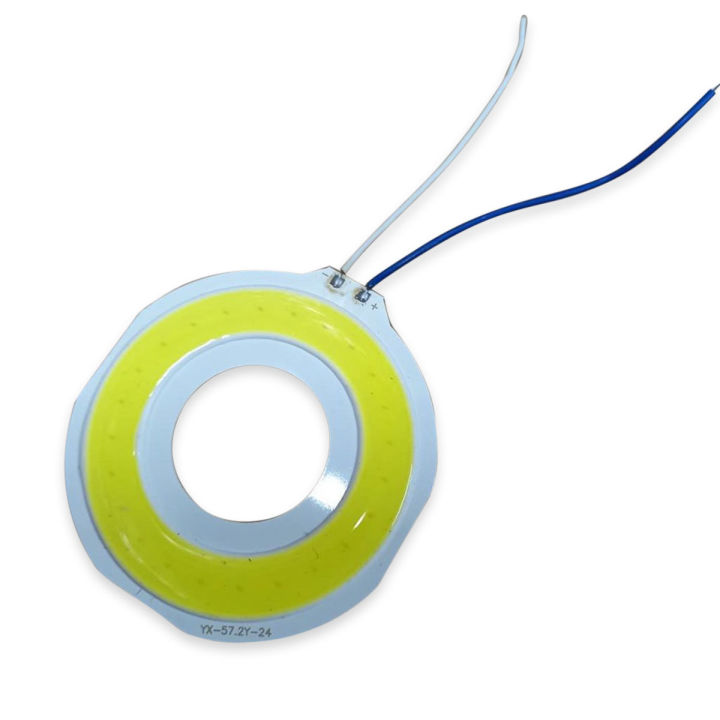 WHITE Round DC 4V 5W COB SMD LED Light Chip YX-57.2Y-24 Ultra Bright ...