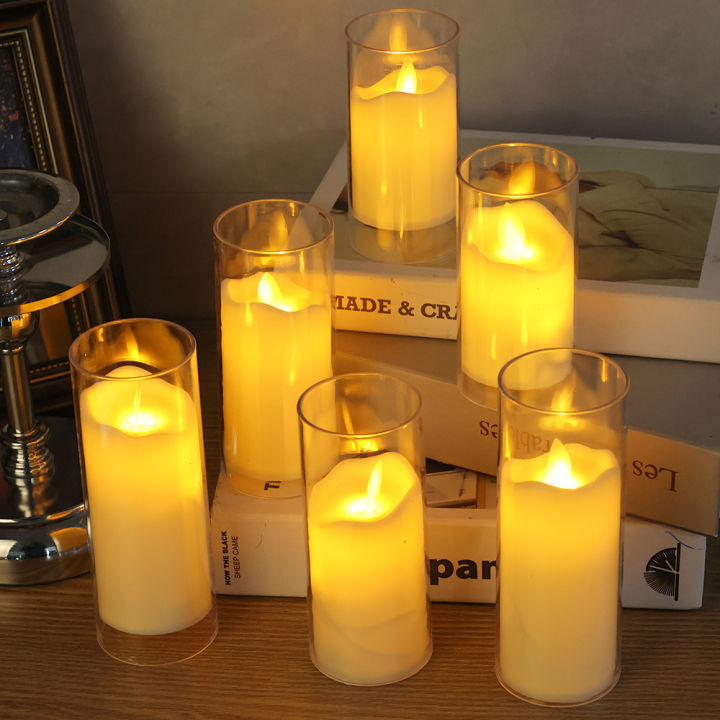Led Flameless Electric Candles Lamp Flickering Candle Bulk For Wedding ...