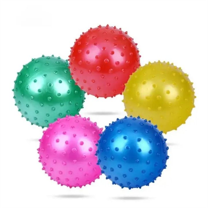 Kids Toy Bouncing Inflatable Ball Soft Squeeze Development Sensory ...
