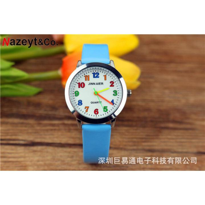 2021 Popular Children Cartoon Quartz Watch Primary And Secondary ...