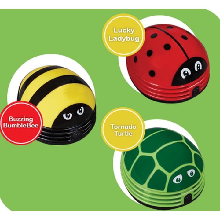Yellow ABS Plastic Ladybug Crumby Vacuum Cleaner 30 Hours 10cm | Daraz ...