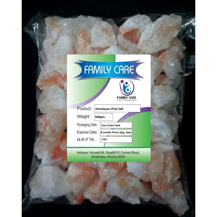 Himalayan Pink Salt/Rock Salt- 500gm. | Daraz.com.bd