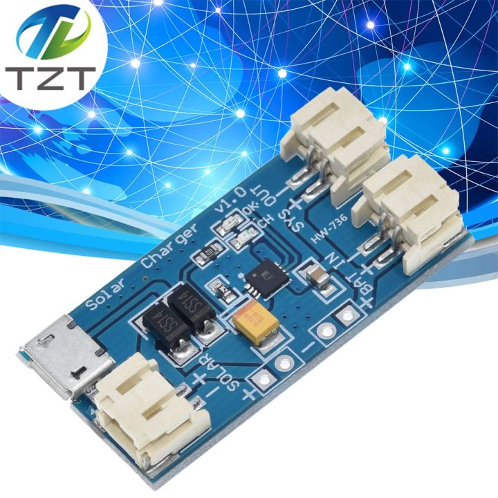 Mini Solar Lipo Charger Board CN3065 Lithium Battery Chip DIY Outdoor ...