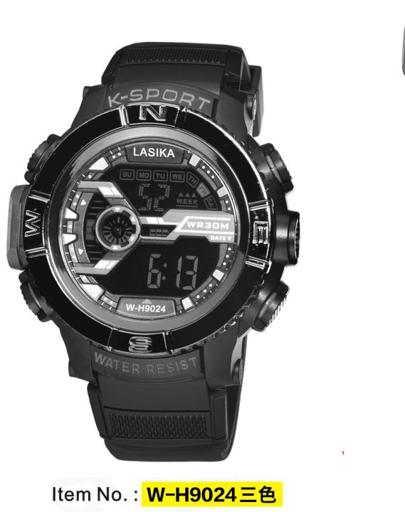 Lasica water resistant clock for men with Lassica box Lasica Silicon ...
