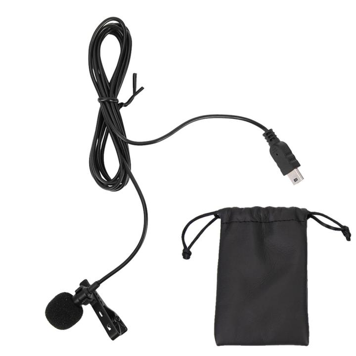 USB Stereo External Microphone Mic With Collar Clip for GoPro Hero 3/3 ...