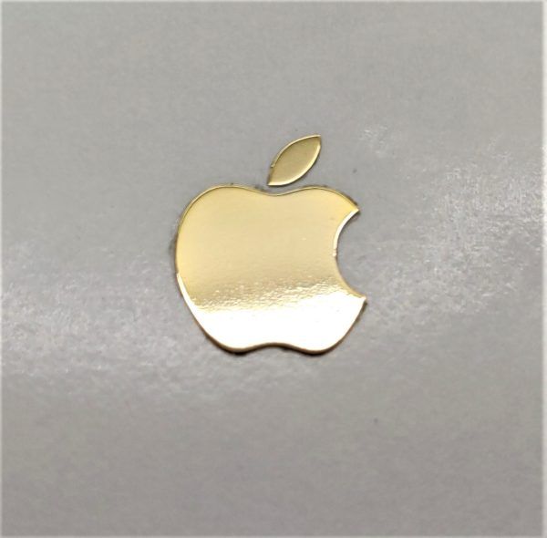 Metal Gold Apple Logo Sticker Sticker | Daraz.com.bd
