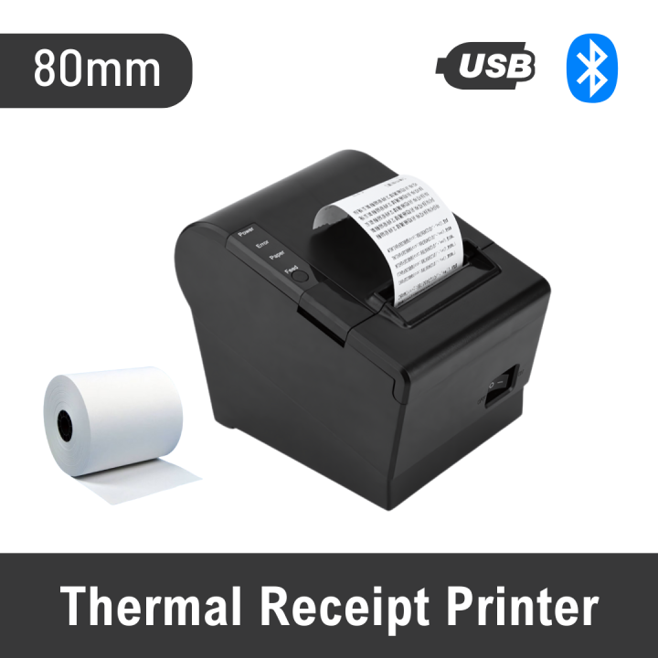 3-inch Receipt POS Printer with Auto Cutter | Desktop Direct Thermal ...