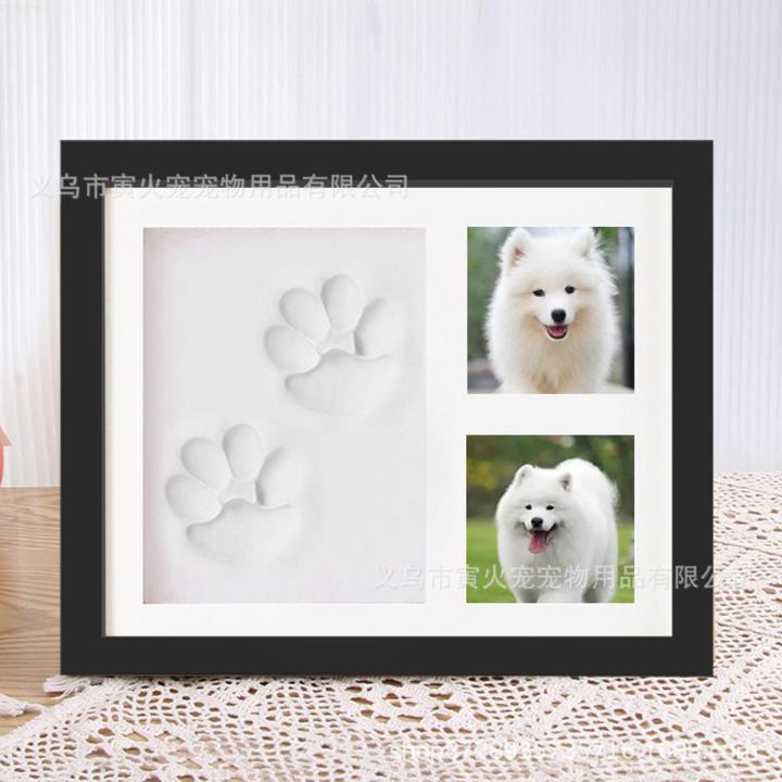 Paw Print Commemorative Photo Frame Newborn Baby Hand and Foot Prints ...