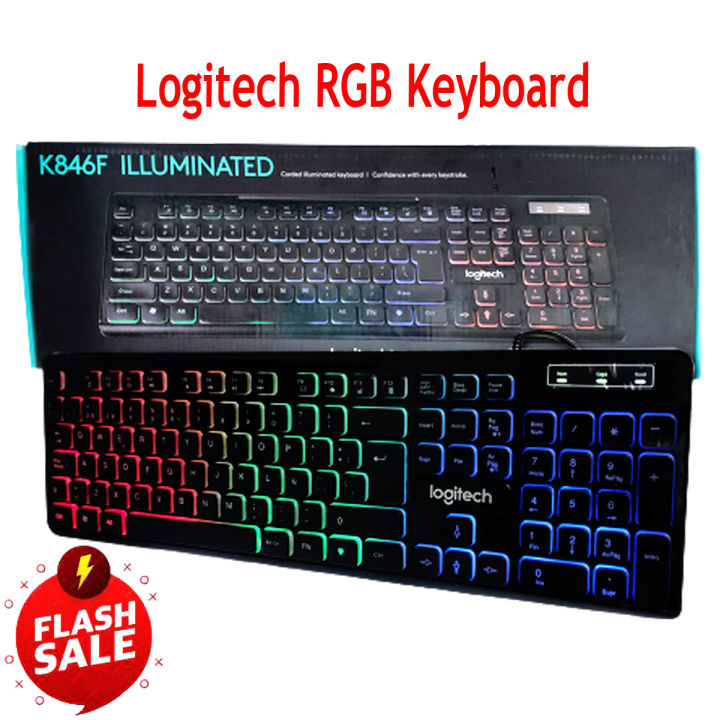 RGB Keyboard K846F Corded Illuminated Keyboard - RGB Keyboard | Daraz ...