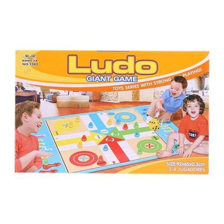 Plastic Ludo Mat Giant Game - Multi Color | Daraz.com.bd