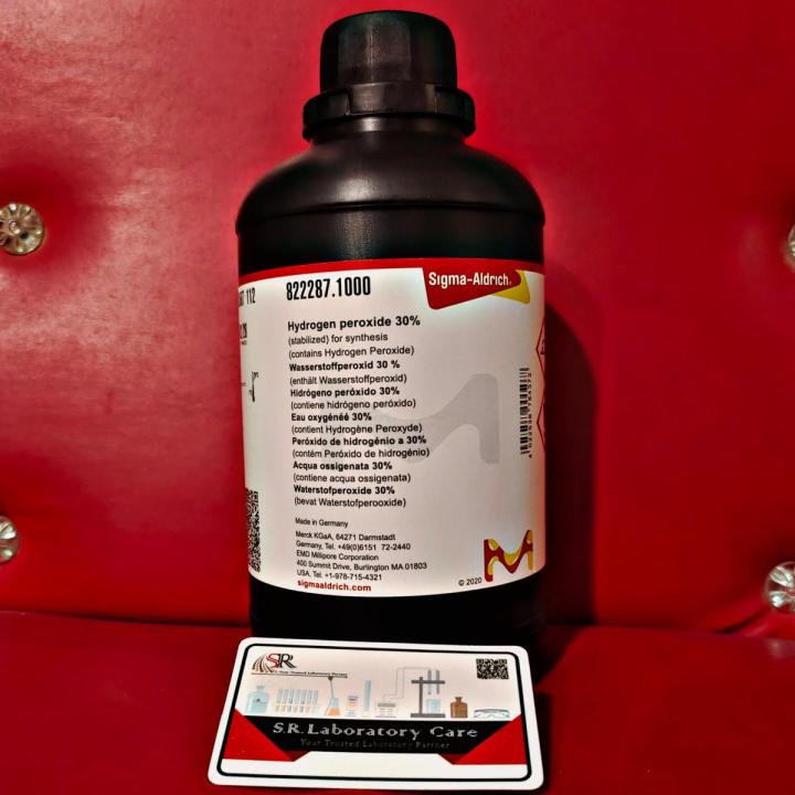 Hydrogen Peroxide | Hydrogen Peroxide 30% Solution | 1000 mL | H2O2 ...