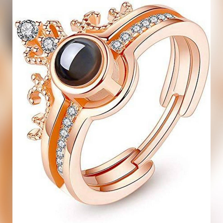 100 Languages I Love You Adjustable Projection Rings, Romantic Ring for ...