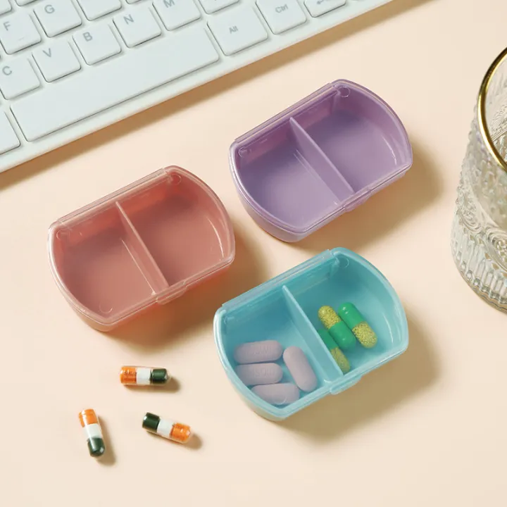 【2025 NEW】 Travel Portable Case 2 Grids Daily Mini Cases Box | Daraz.com.bd