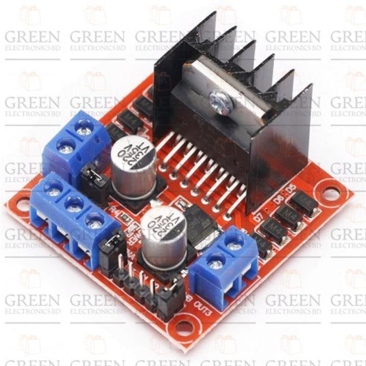L298N DC Motor Driver Red Color Module | Daraz.com.bd