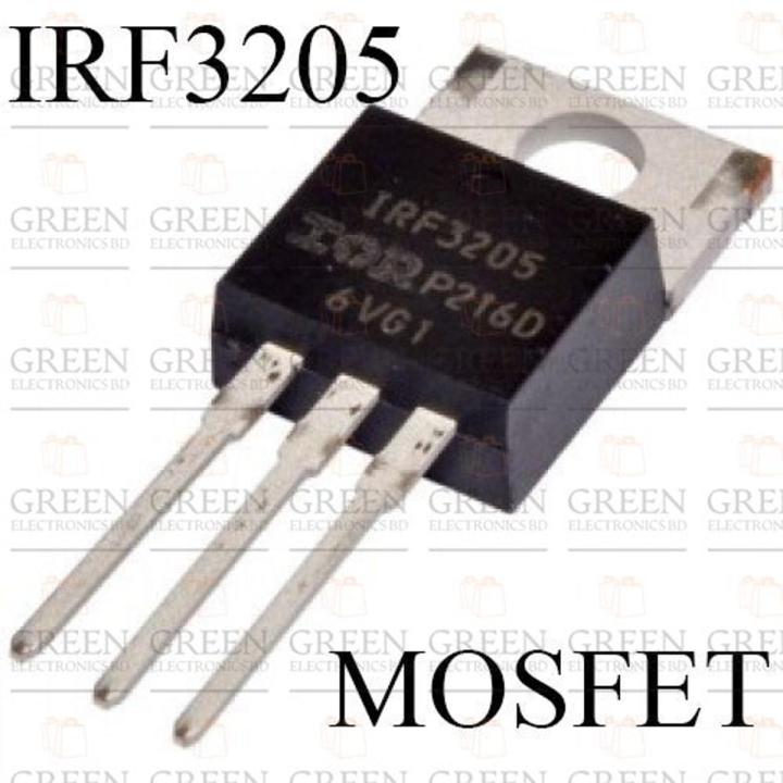 IRF3205 MOSFET IC A High-Quality Class A IRF 3205 N Channel Power MOSFET 3 Pin Transistor IC for ...