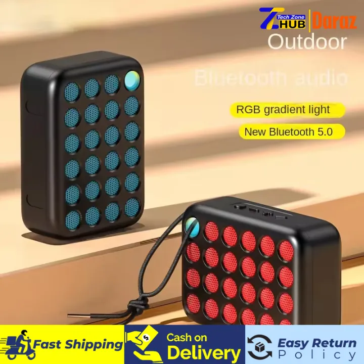Awei Y385 Portable Bluetooth Speaker | Mini Size, 4W Subwoofer, Light ...