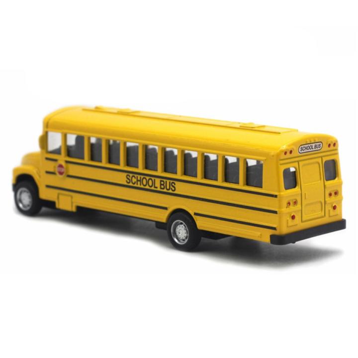 【On Sale】 Pull Back School Bus Collection Vehicle Children Car Gift ...