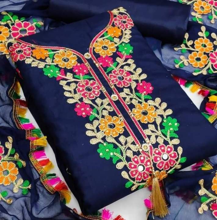 Lavish indulgent - Linen Fabrics Rongdhnu Ari Three Piece For Girls and ...