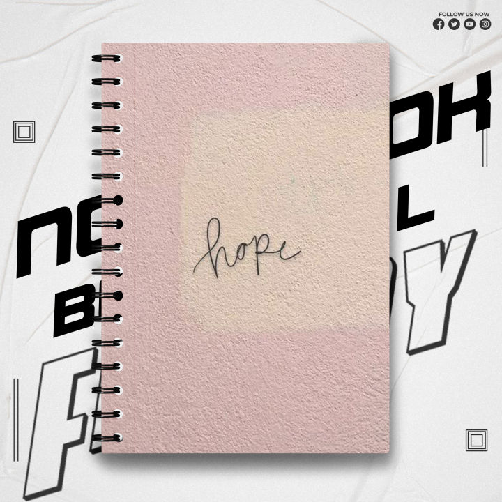 Notebook Hope Aesthetic Writing Journal Pad K693 | Daraz.com.bd