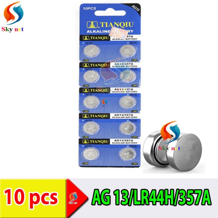 LR44/357/AG13 Alkaline Battery - 10 pcs | Daraz.com.bd